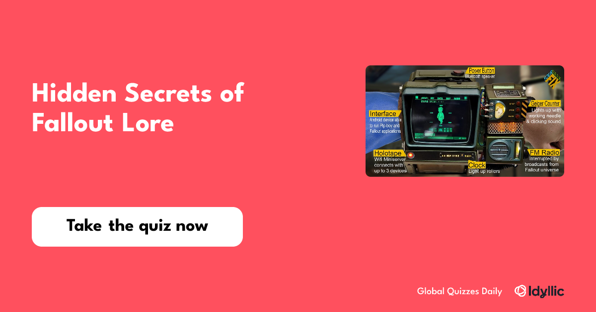 Hidden Secrets of Fallout Lore