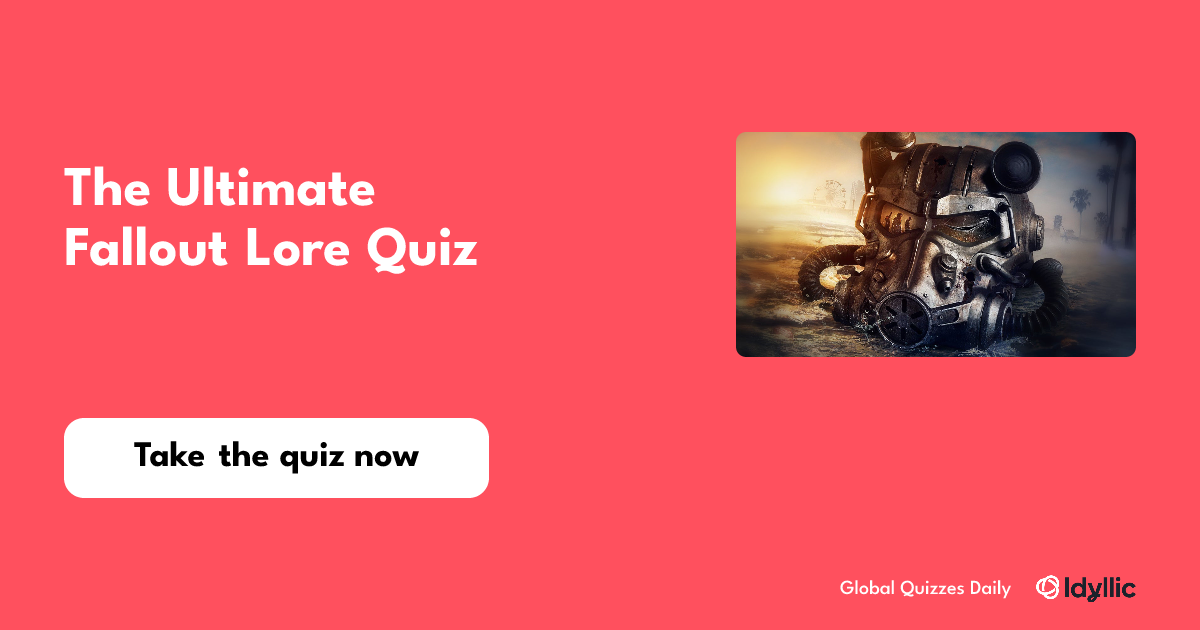 The Ultimate Fallout Lore Quiz