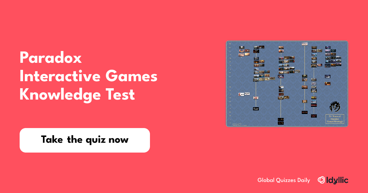 Paradox Interactive Games Knowledge Test