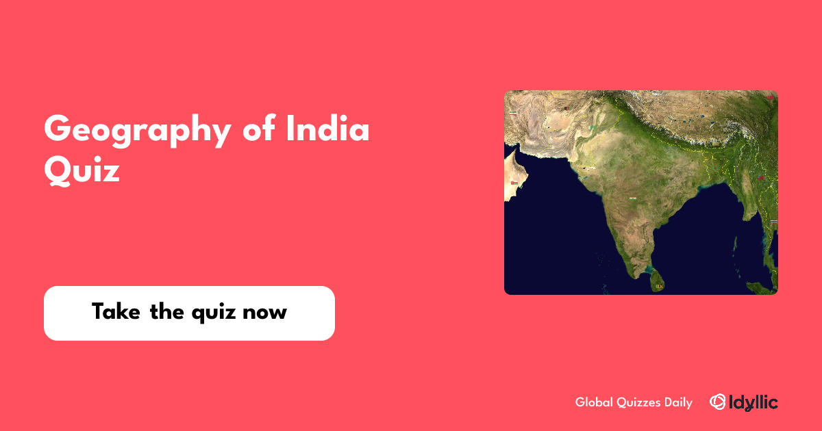 Geography of India Quiz