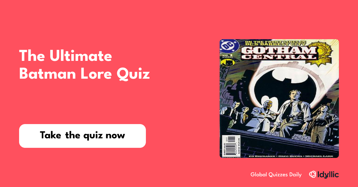 batman comic quiz
