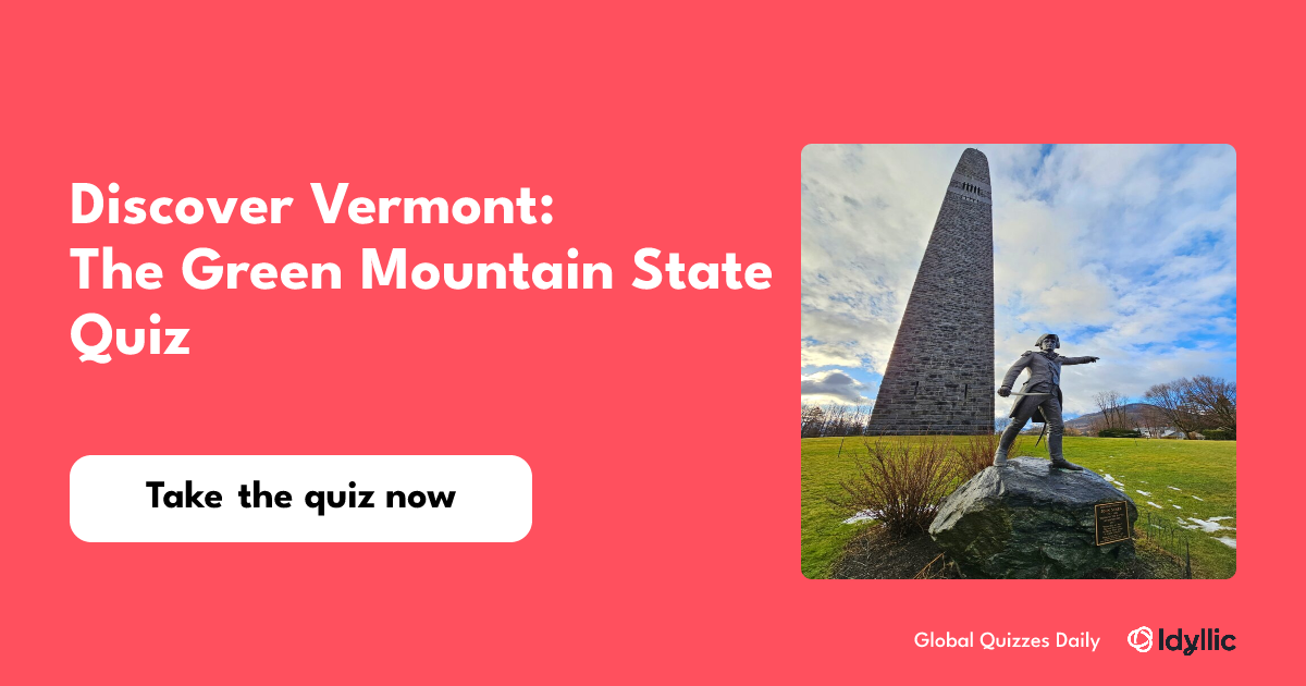 Discover Vermont: The Green Mountain State Quiz