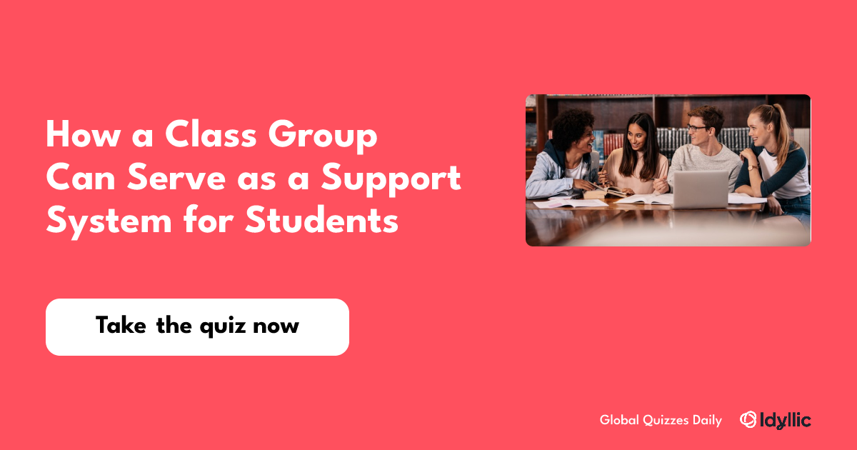 How a Class Group Can Serve as a Support System for Students