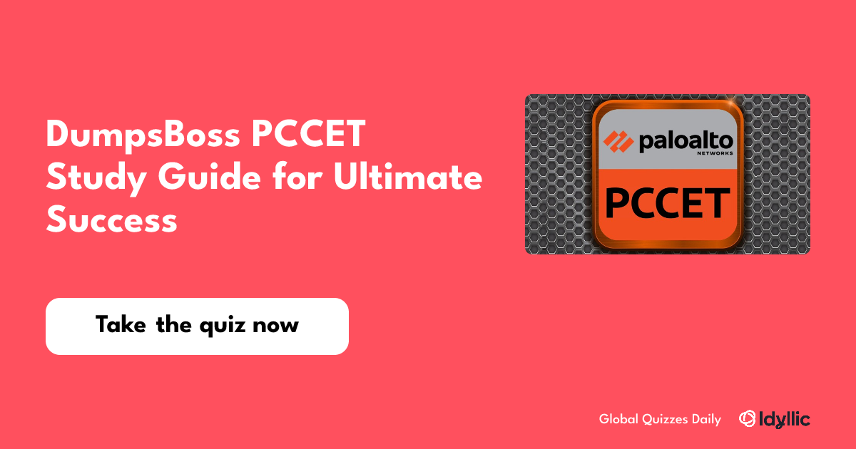 DumpsBoss PCCET Study Guide for Ultimate Success