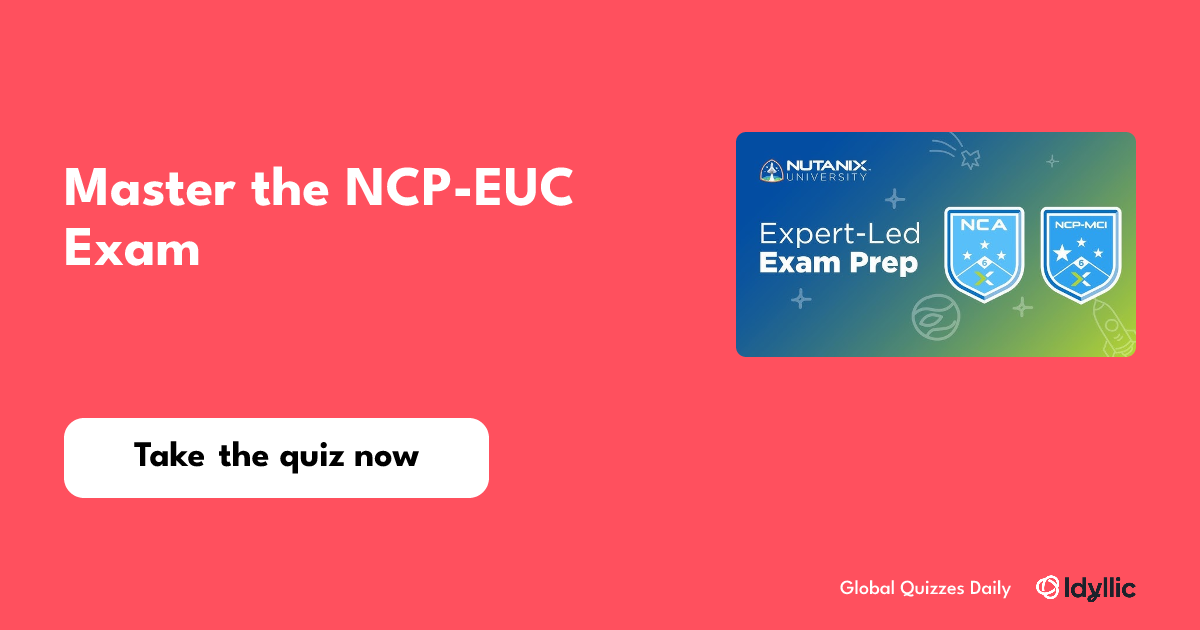 Master the NCP-EUC Exam