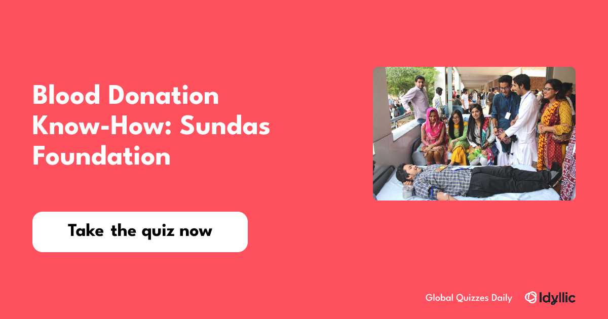Blood Donation Know-How: Sundas Foundation