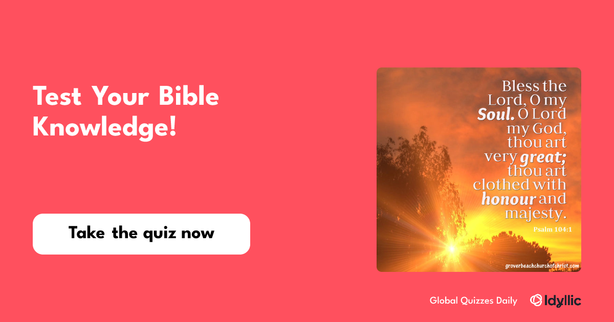 Test Your Bible Knowledge!
