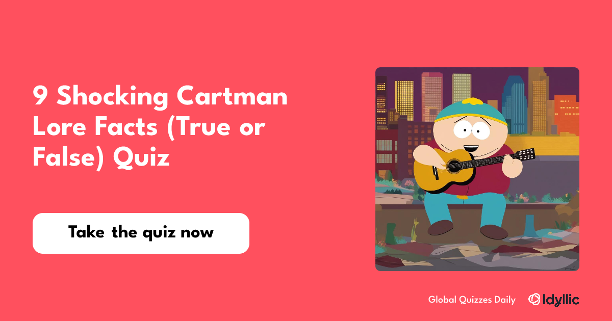 9 Shocking Cartman Lore Facts (True or False) Quiz