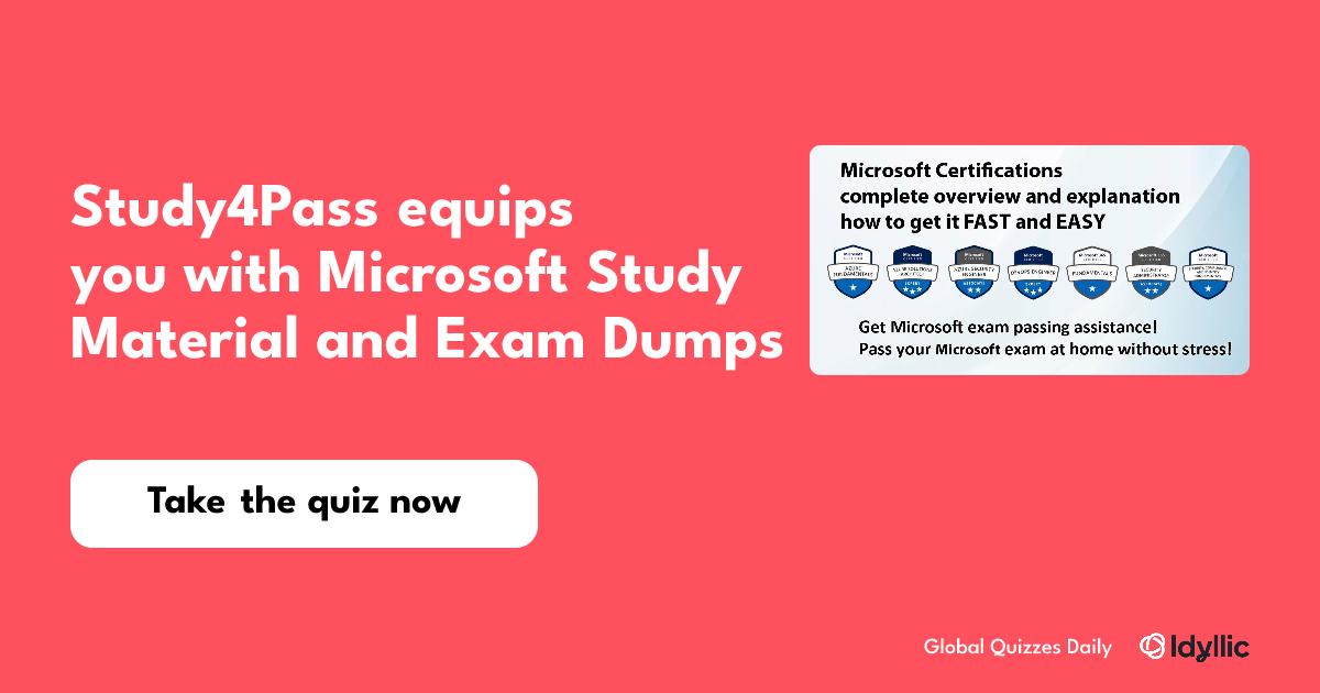 Study4Pass equips you with Microsoft Study Material and Exam Dumps