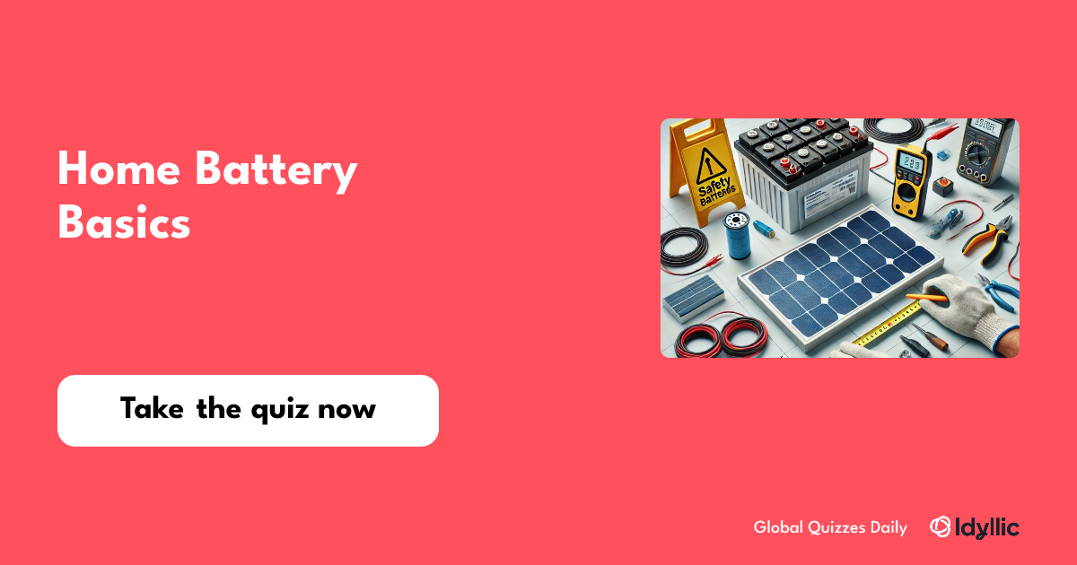 Home Battery Basics