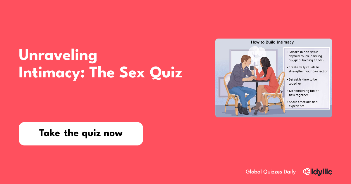 Unraveling Intimacy The Sex Quiz