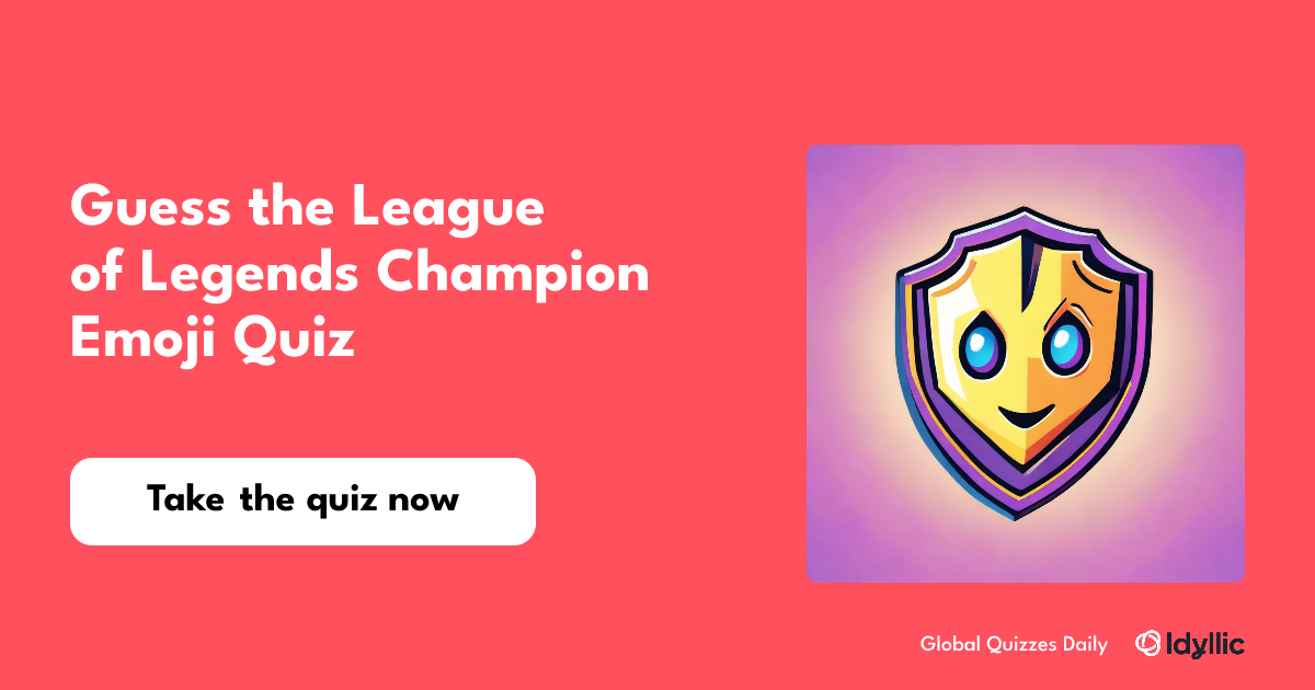 Guess the League of Legends Champion Emoji Quiz